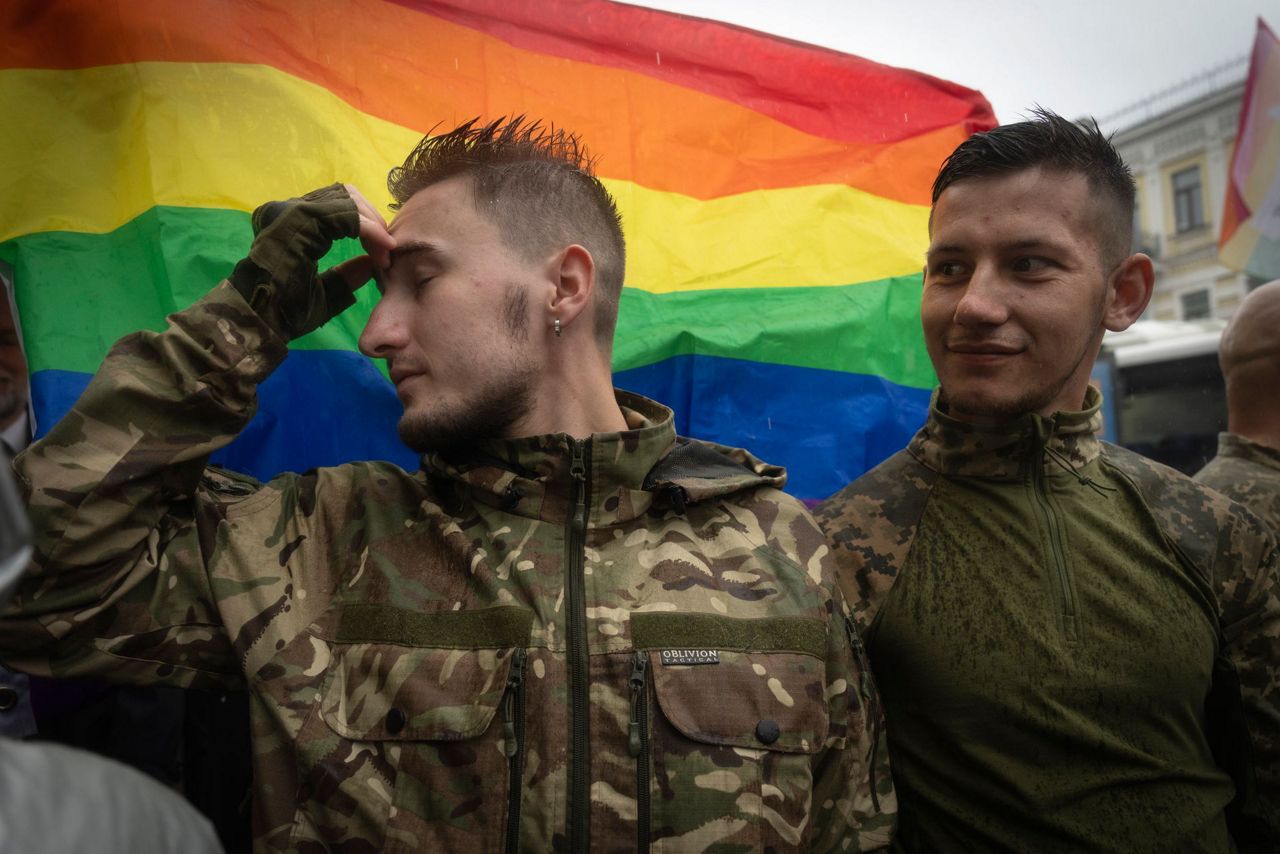 LGBT soldiers in Ukraine hope their service is changing attitudes as ...