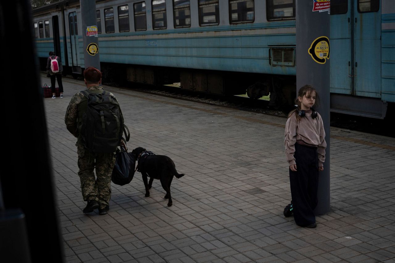 A Ukrainian train is a lifeline connecting the nation's capital with ...