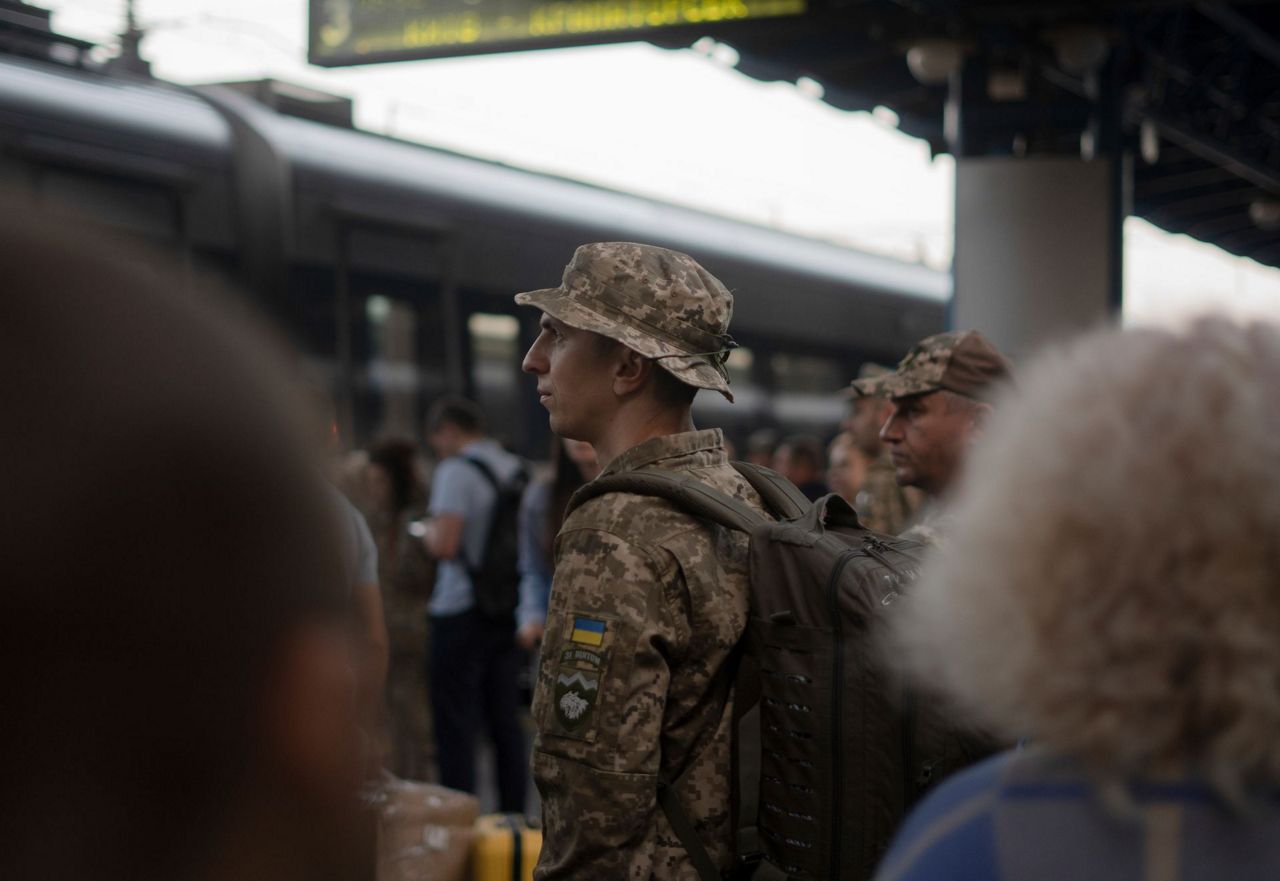 A Ukrainian train is a lifeline connecting the nation's capital with ...