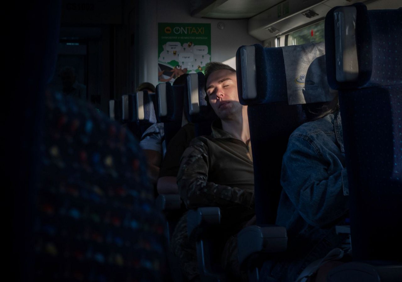 A Ukrainian train is a lifeline connecting the nation's capital with ...
