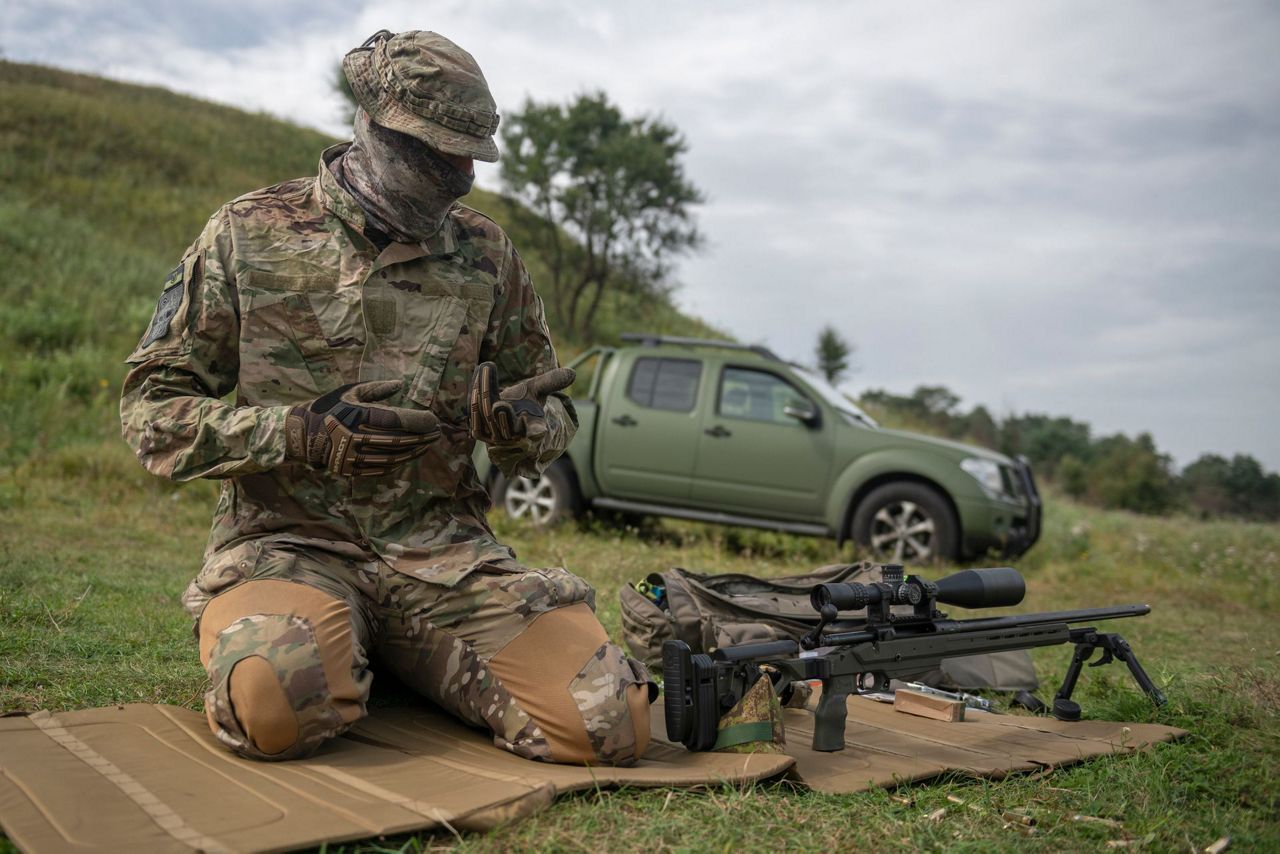 Volunteer sniper embodies Ukraine’s versatile military