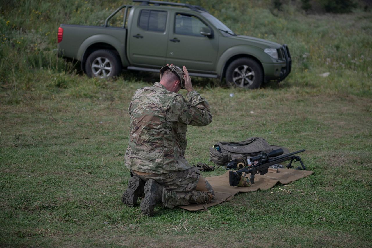 Volunteer sniper embodies Ukraine’s versatile military