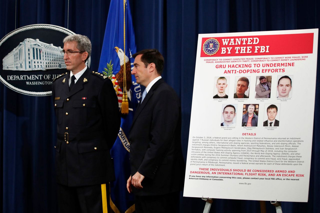 Russian intel agency GRU accused of 'brazen' cybercrimes