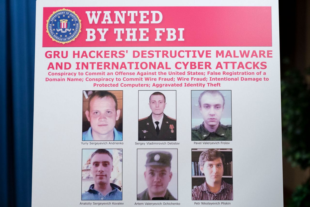 6 Russian officers charged in 'destructive' hacking campaign