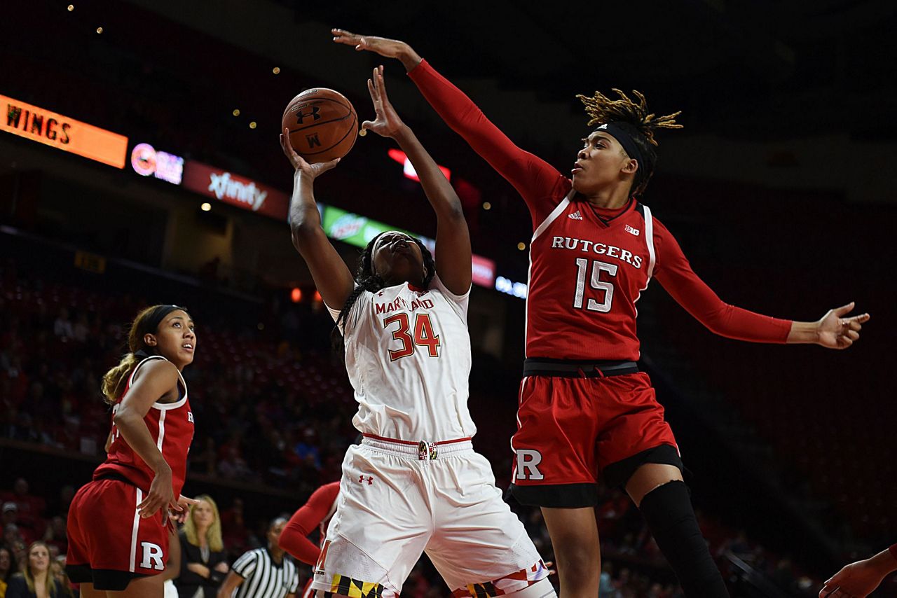 Dominant rebounding leads Rutgers to upset of No. 4 Maryland
