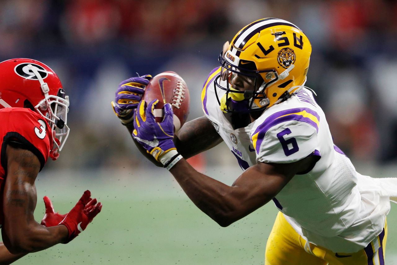 LSU, Clemson put Golden Age of wide receivers on display