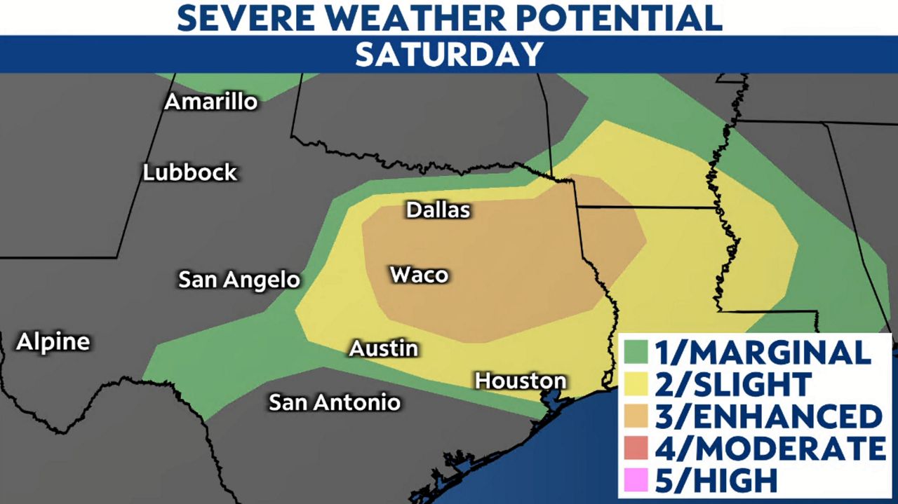 Severe weather expected in DFW Saturday