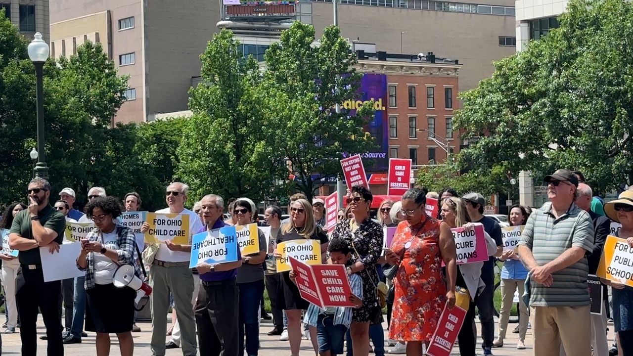 Protesters call for changes to the budget
