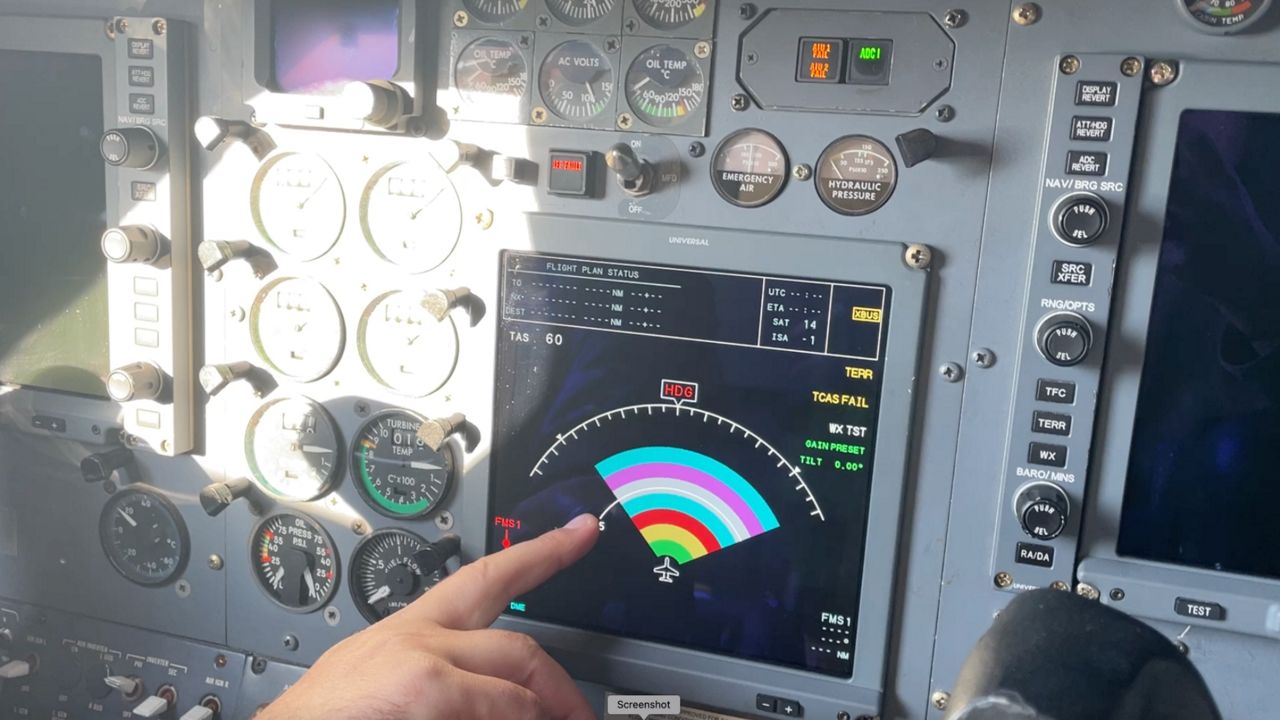 Weather impacts on an Air Force pilot's mission