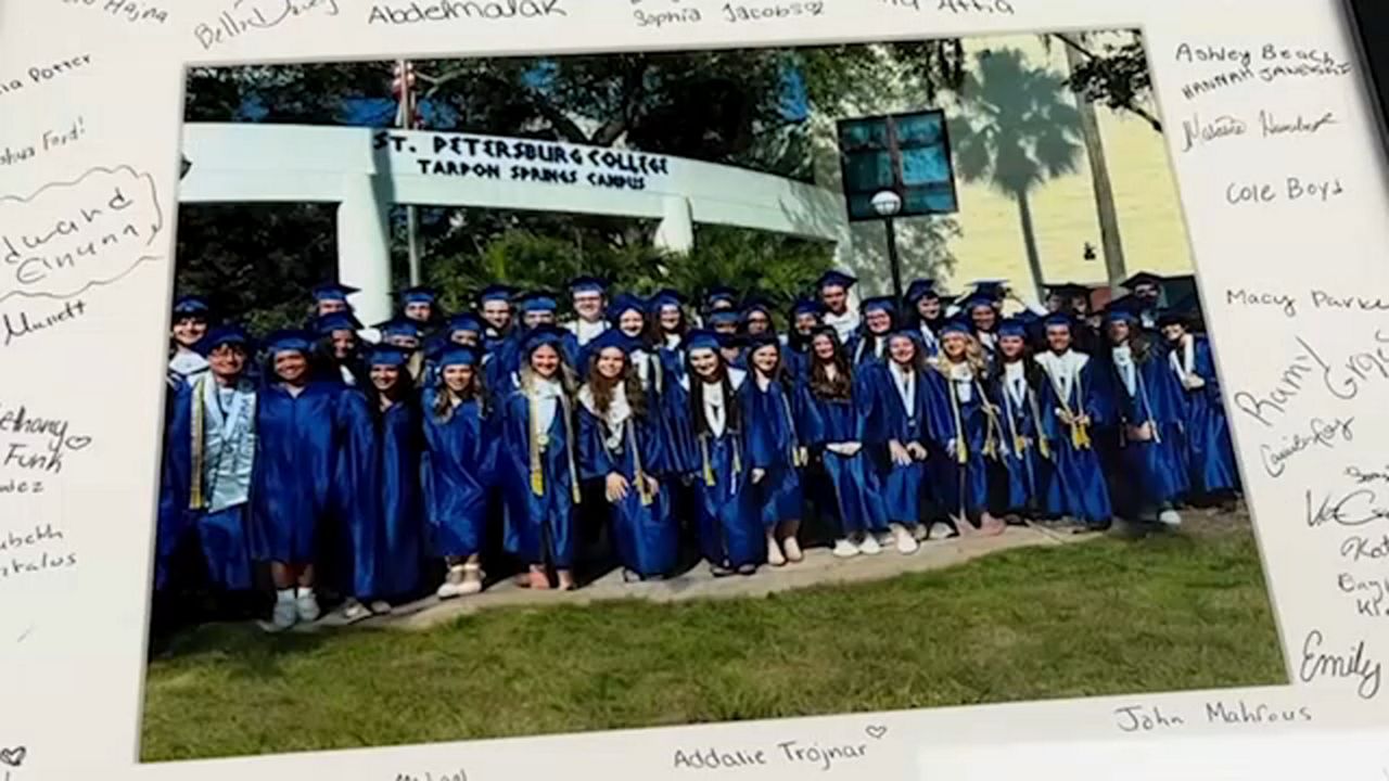 Collegiate high school seniors all receive degree