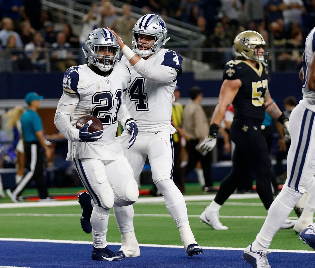 Cowboys stifle Brees, end Saints' 10-game win streak, 13-10