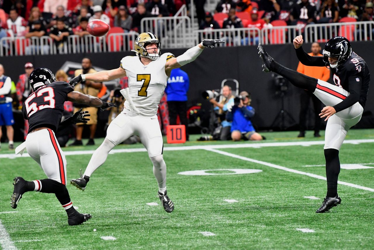 Saints beat Falcons to clinch third straight NFC South title