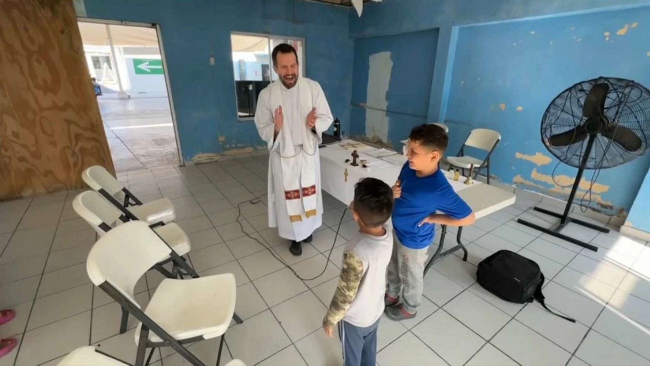 Jesuit priest brings hope to migrants at border shelter