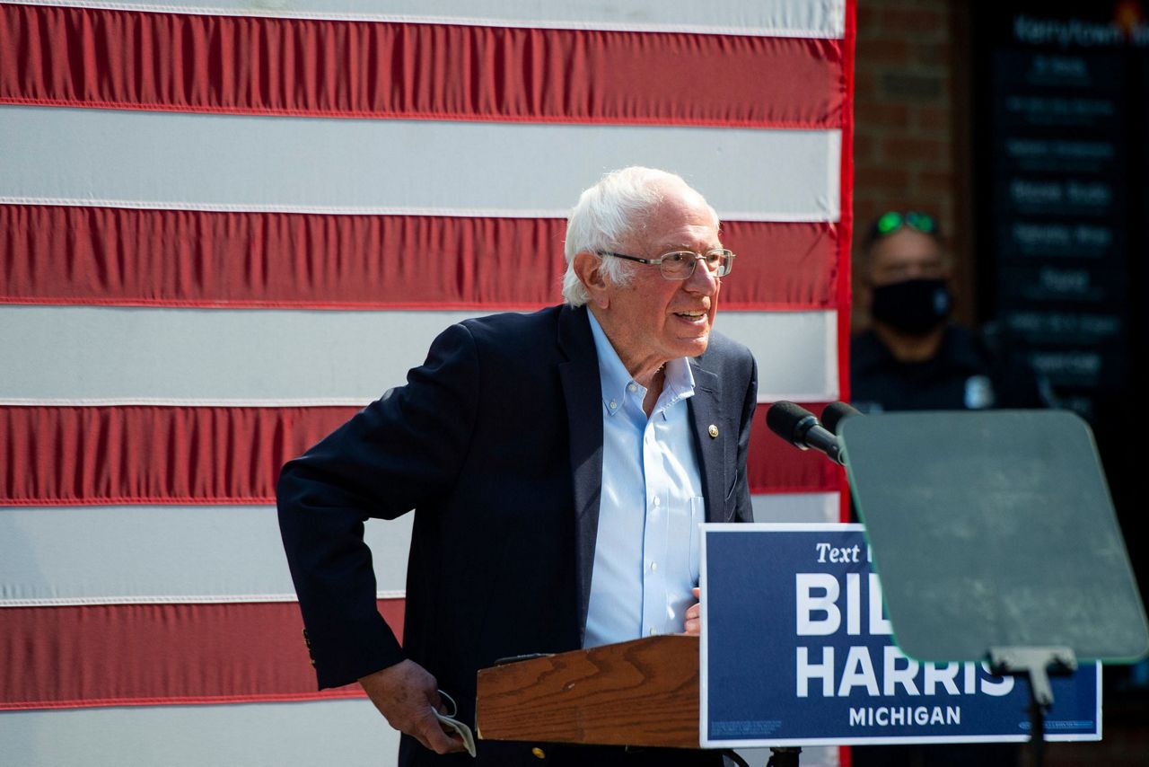 Biden aims to expand map as Trump recovers from coronavirus