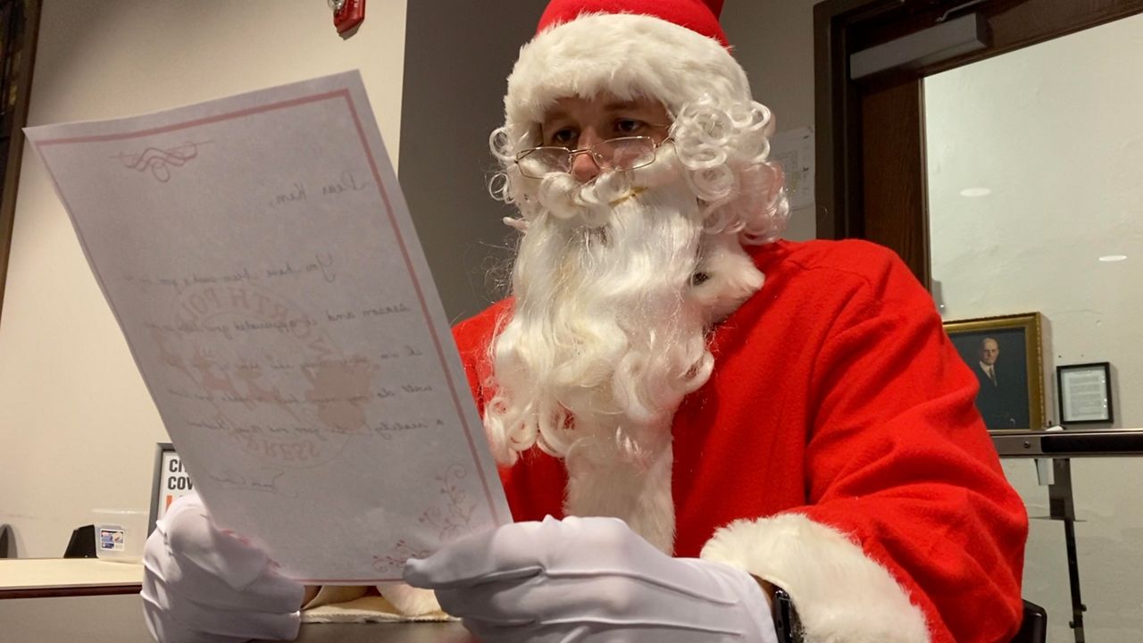 Santa Claus is in Covington