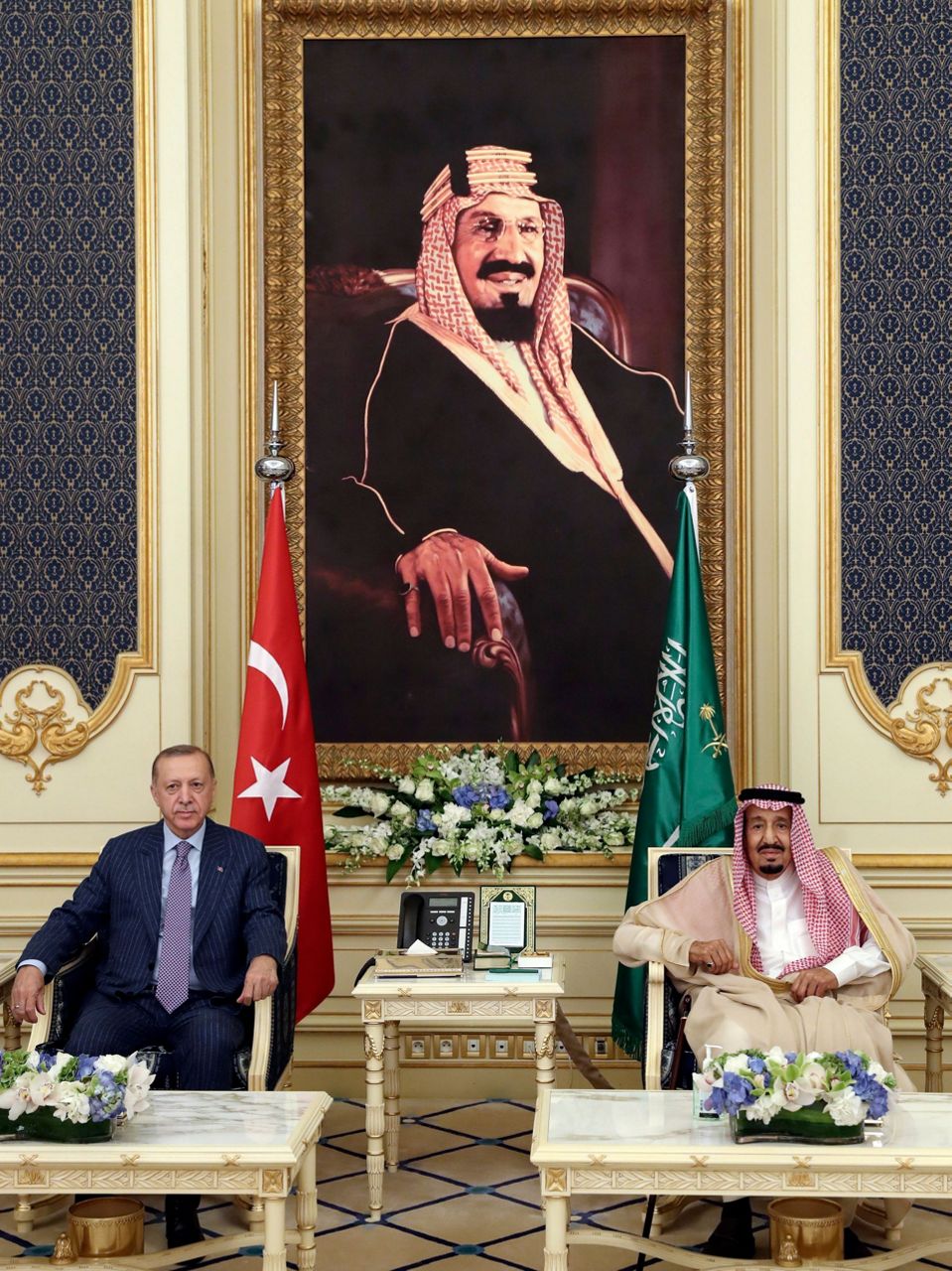 Turkey's Erdogan travels to Riyadh for fence-mending effort