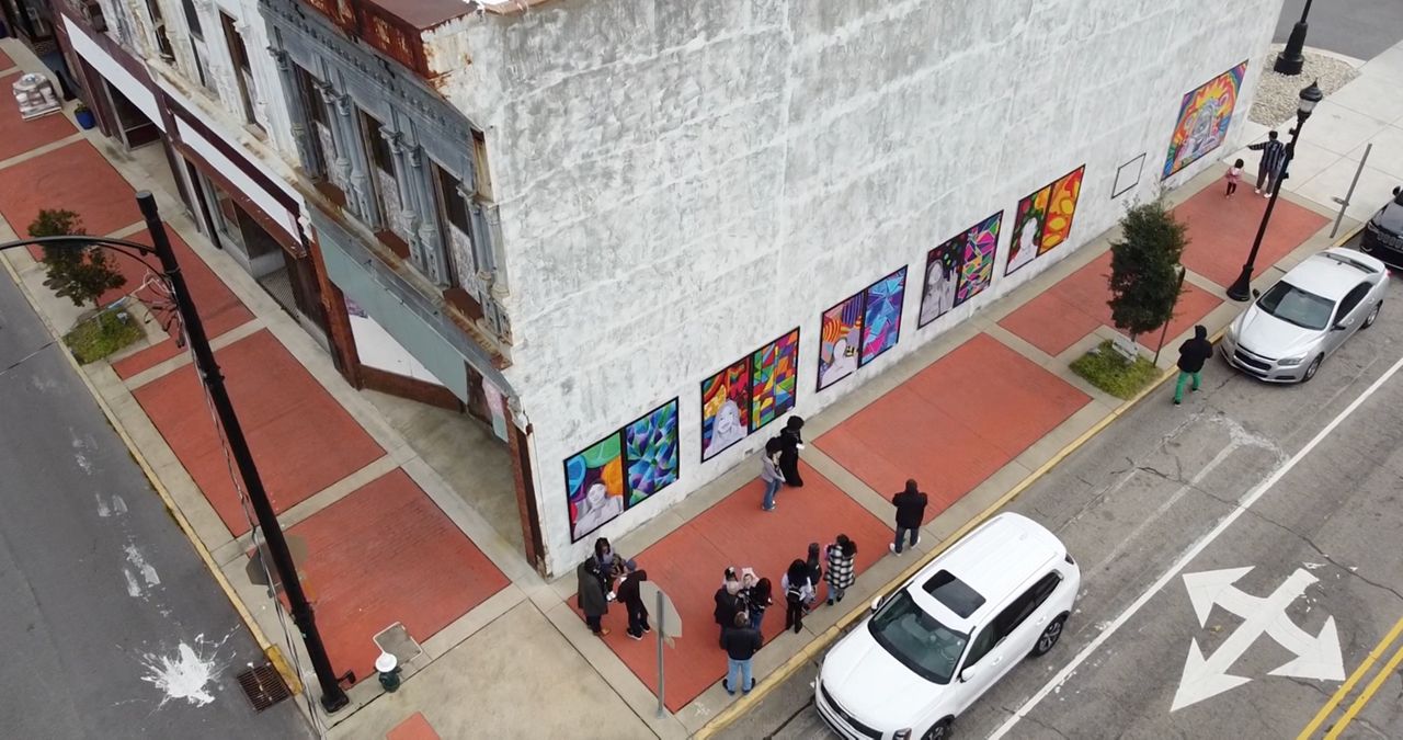 Downtown Wilson displays student artwork