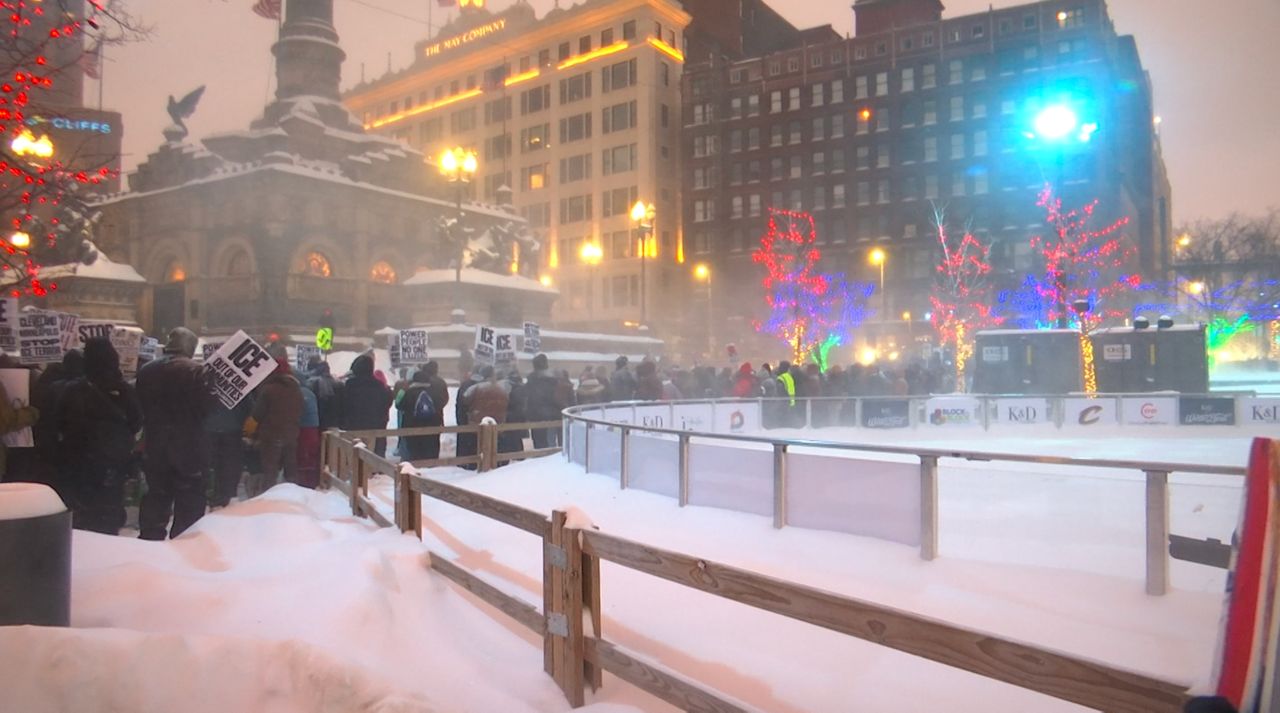 Anti-ICE demonstrations continue across Cleveland