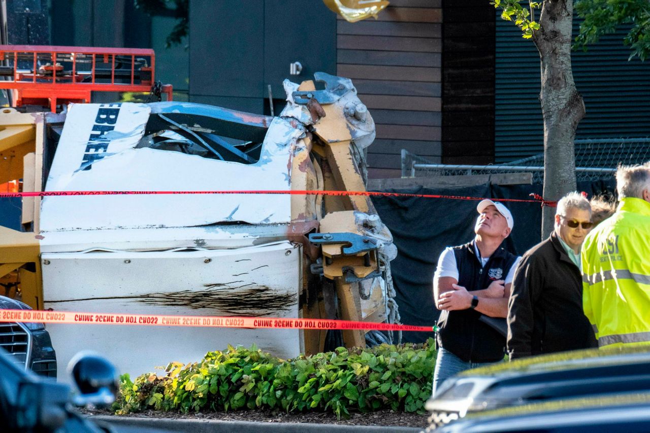The Latest: Seattle college says student was killed by crane