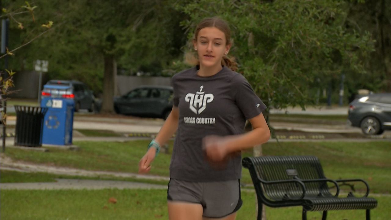 Lake Highland Prep's Annabella Tomasic is a stride ahead