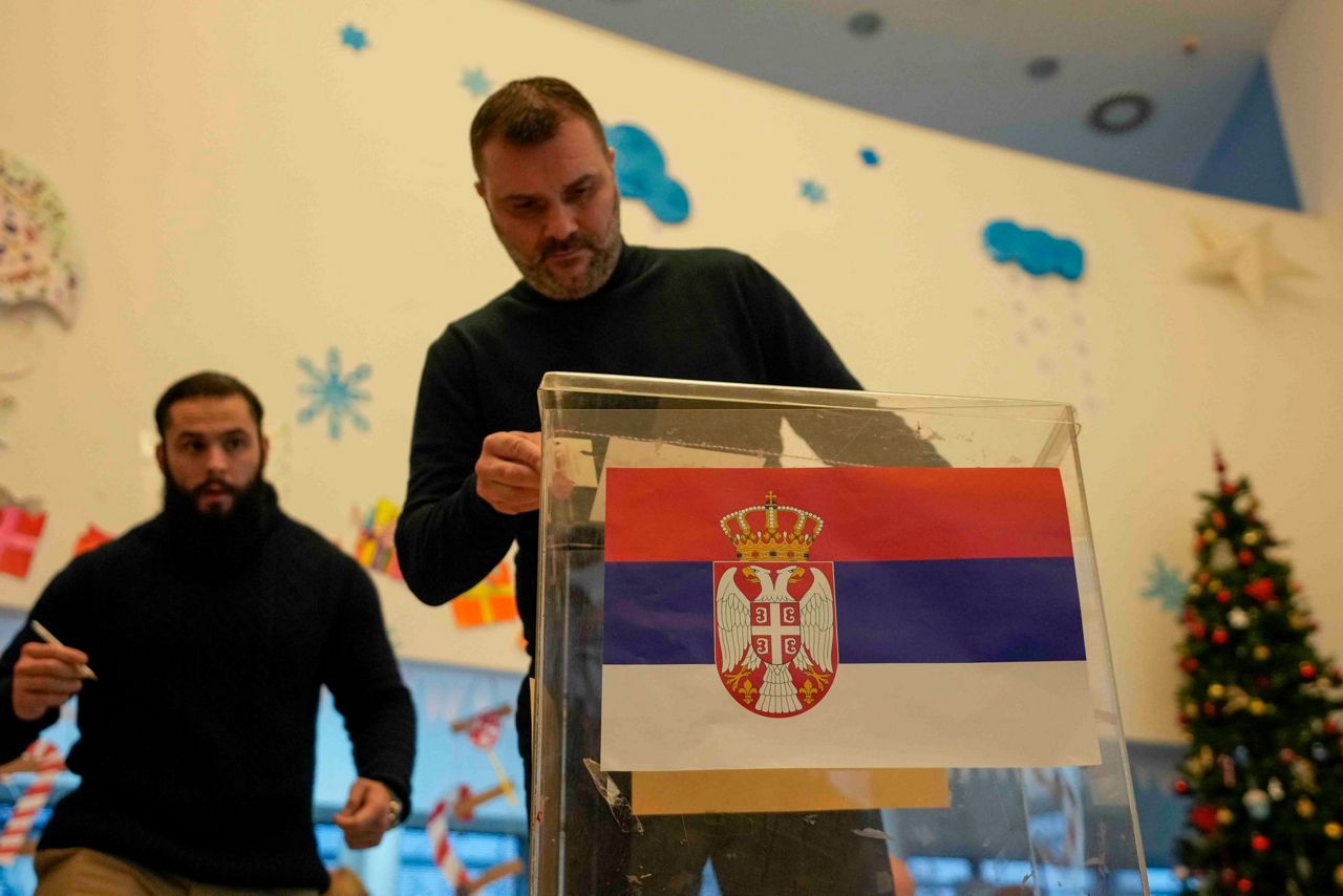Serbia's populists look to further tighten grip on power in tense election