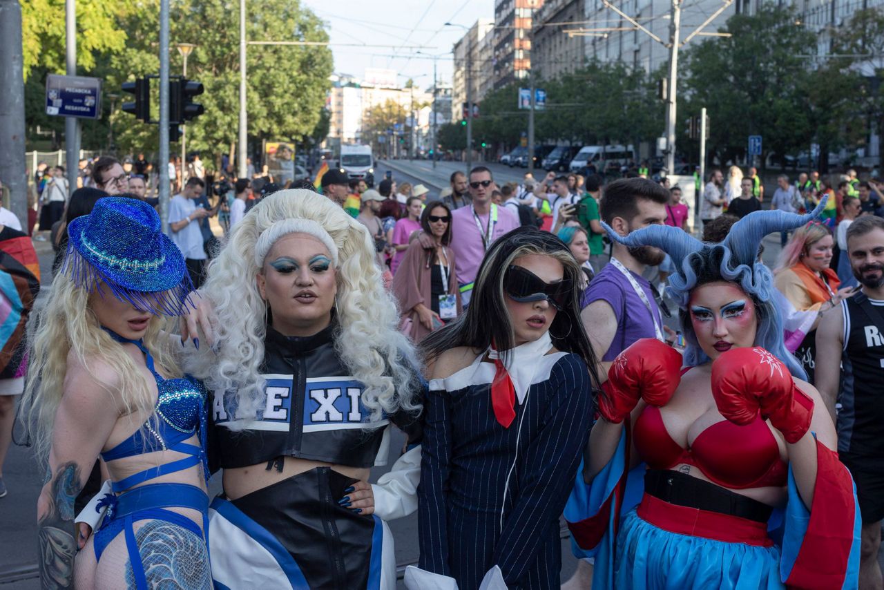 Hundreds of Pride activists march in Serbia despite hate messages sent ...