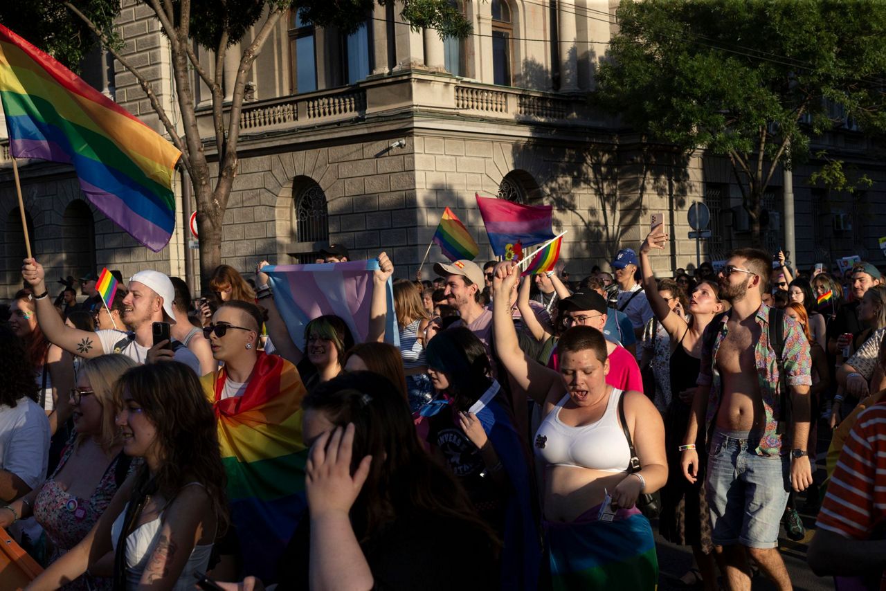 Hundreds of Pride activists march in Serbia despite hate messages sent ...