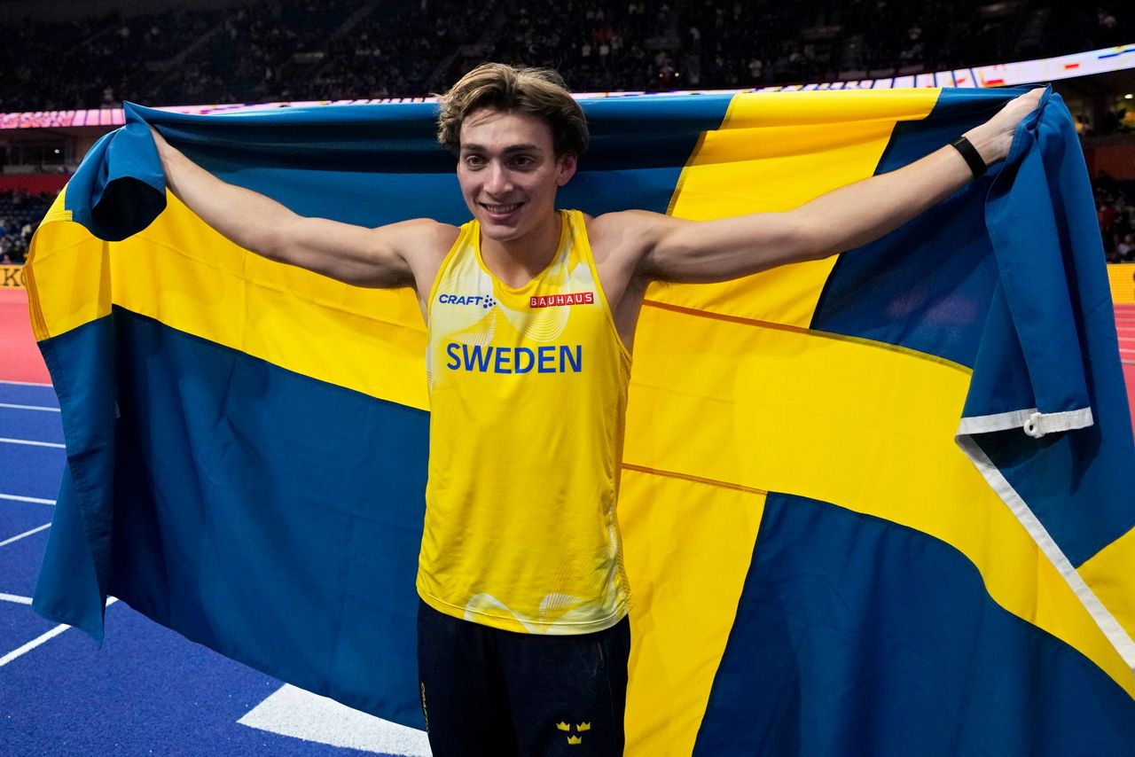 Duplantis extends own pole vault world record in Belgrade