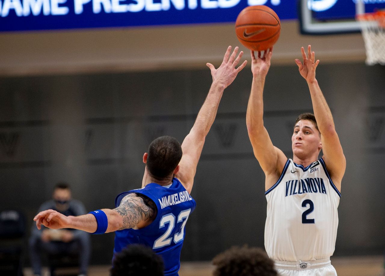 No. 3 Villanova edges Seton Hall in return from 27-day break