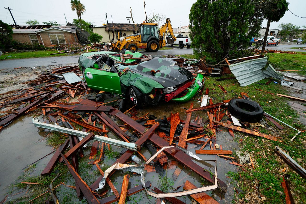 One dead after reported tornado in south Texas near U.S.-Mexico border