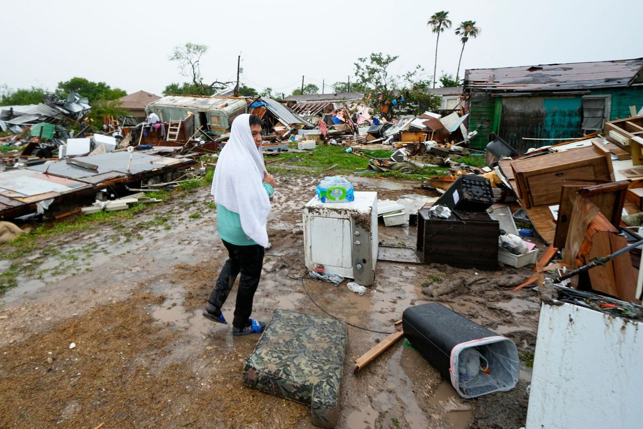 One dead after reported tornado in south Texas near U.S.-Mexico border