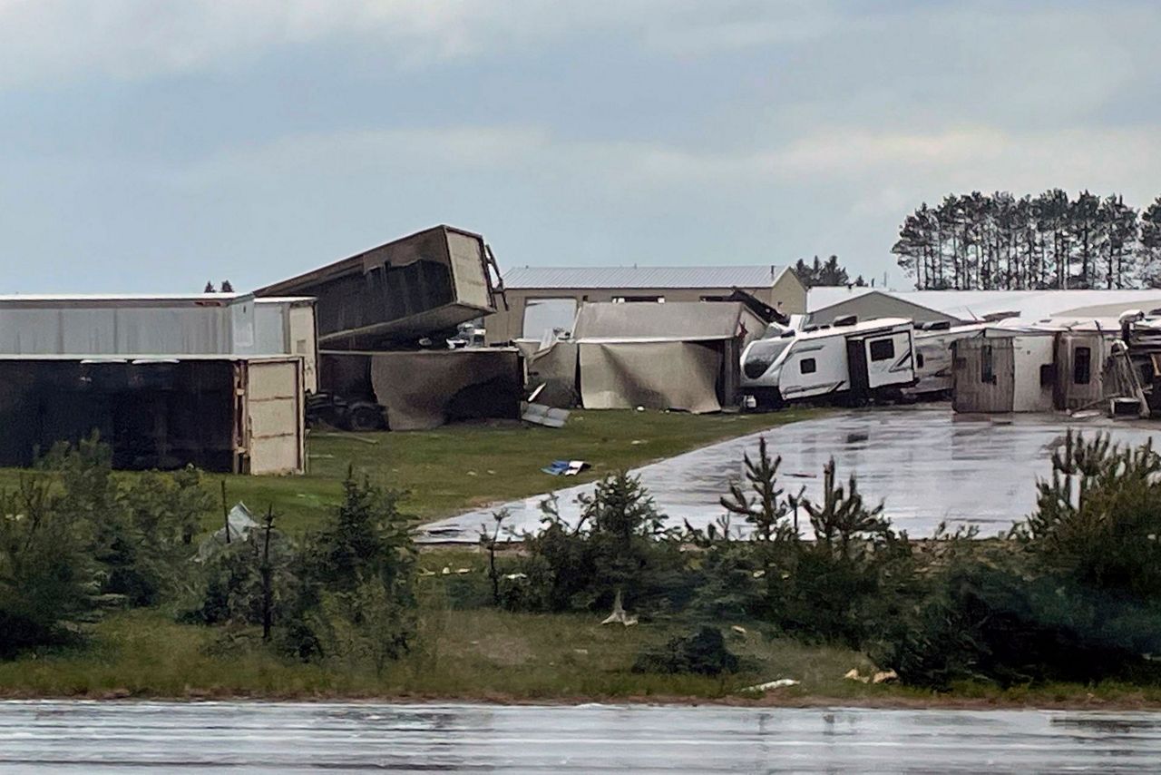 Tornado strikes northern Michigan; damage yet unknown