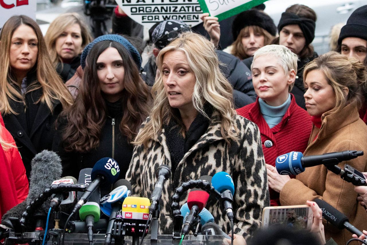 Weinstein accusers watch his trial in distress from afar