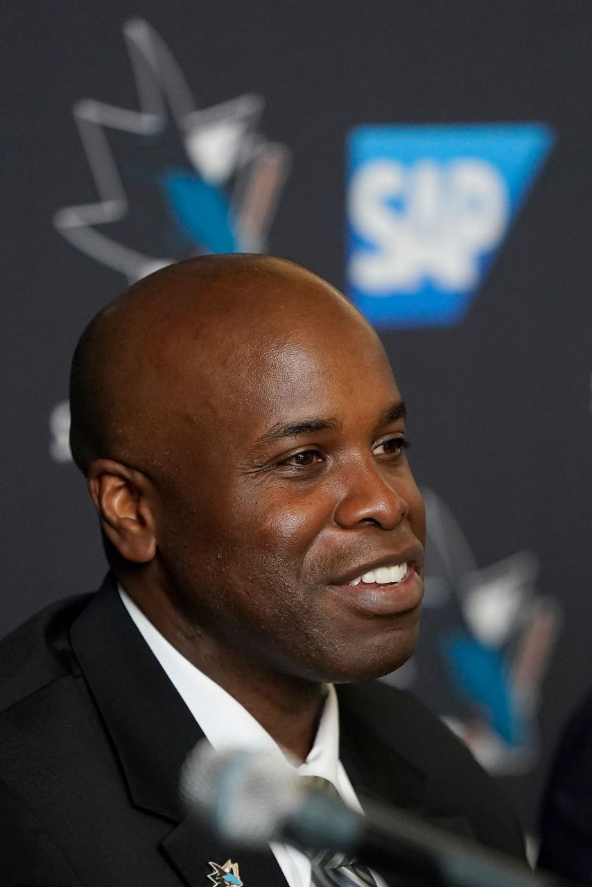 Sharks hire Mike Grier as NHL's first Black GM