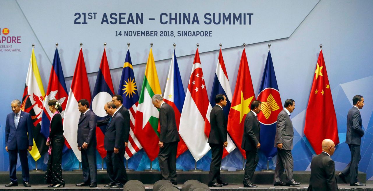 Asian leaders push for progress on South China Sea pact