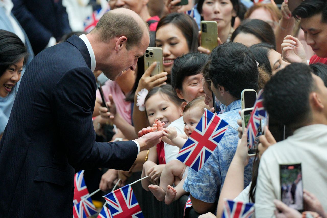 Prince William arrives in Singapore for the Earthshot Prize award, the ...