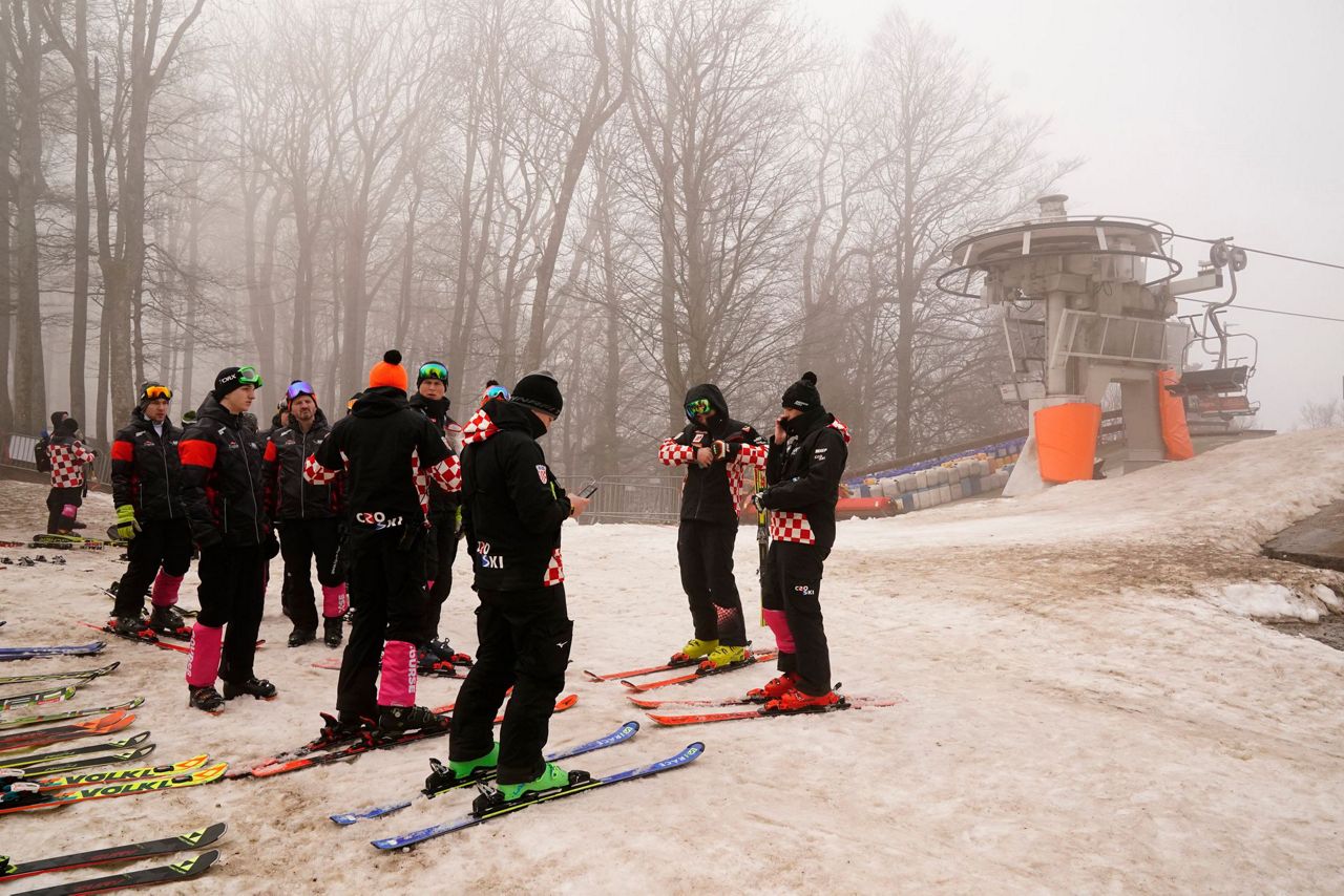 Where's the snow? Climate change affects ski racing season