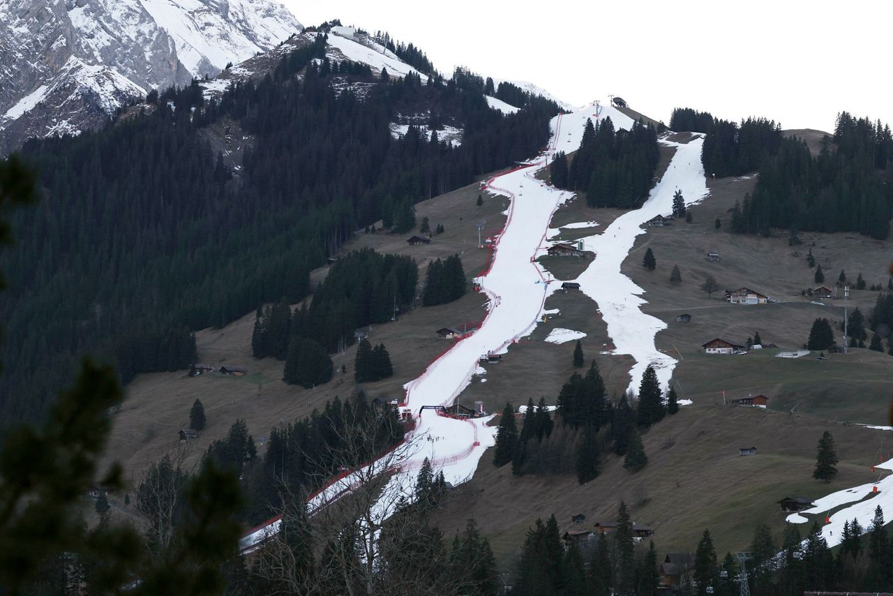 Where's the snow? Climate change affects ski racing season