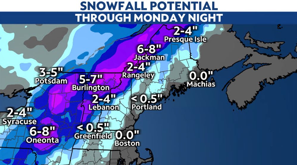Storm brings hazards across New England, Snow, Rain, Winds