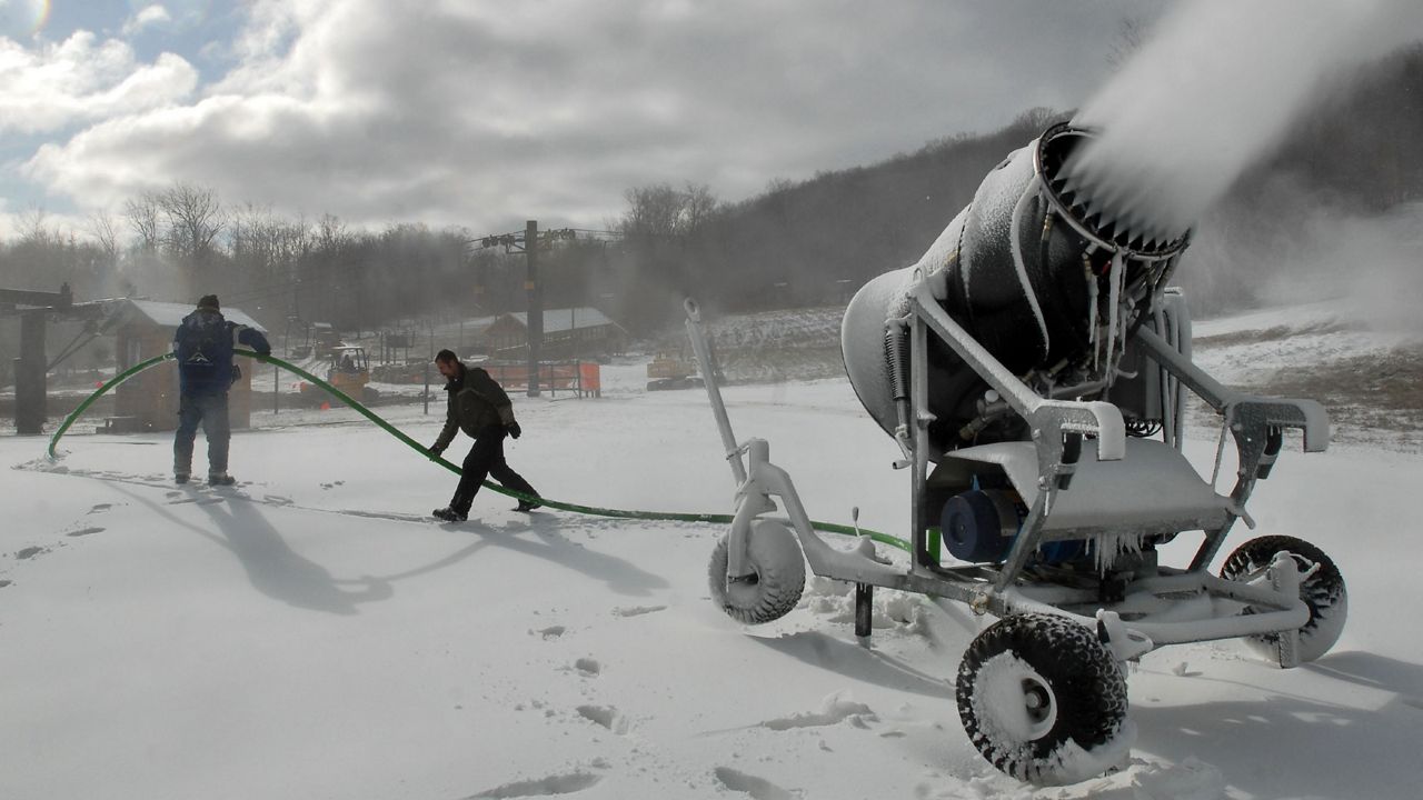 Snowmaking is a mix of science and luck