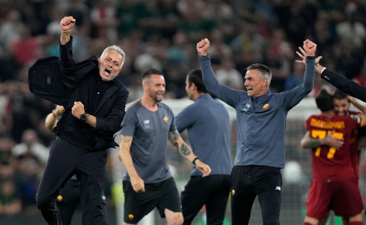 Roma announces that José Mourinho is leaving the club 'with immediate ...