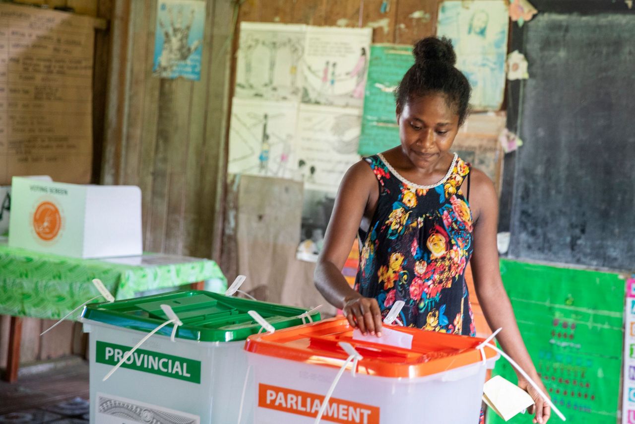 Solomon Islanders cast votes in an election that will shape relations ...