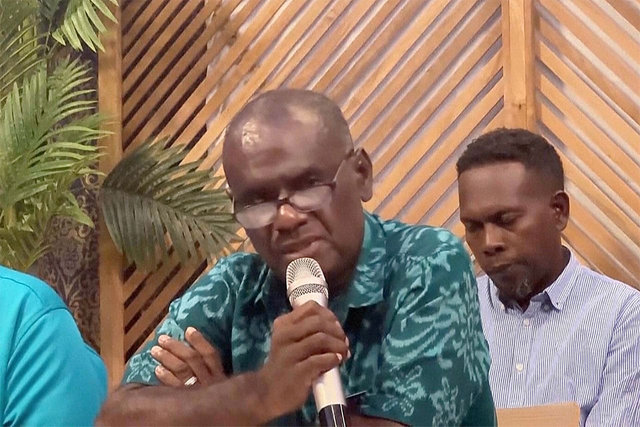 Solomon Islands lawmakers elect former Foreign Minister Jeremiah Manele ...