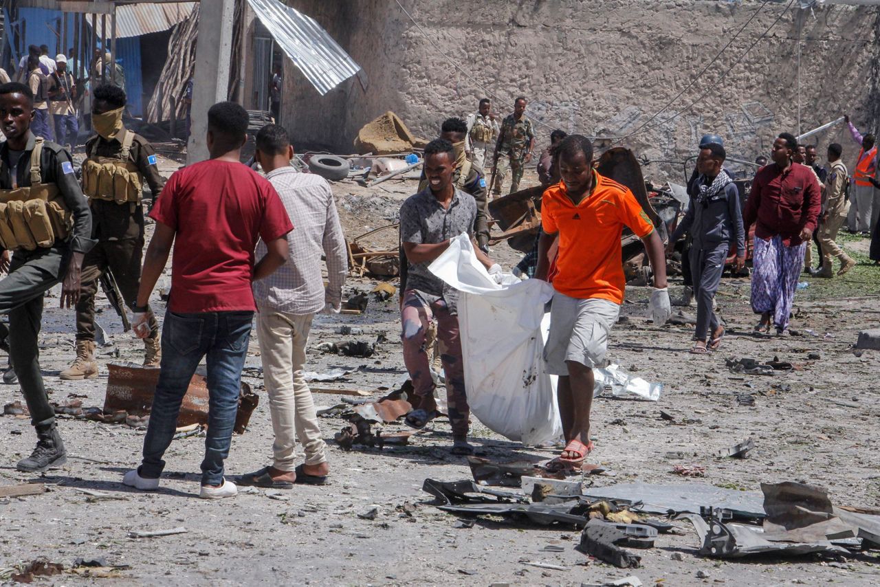 Large explosion outside Mogadishu airport, deaths reported