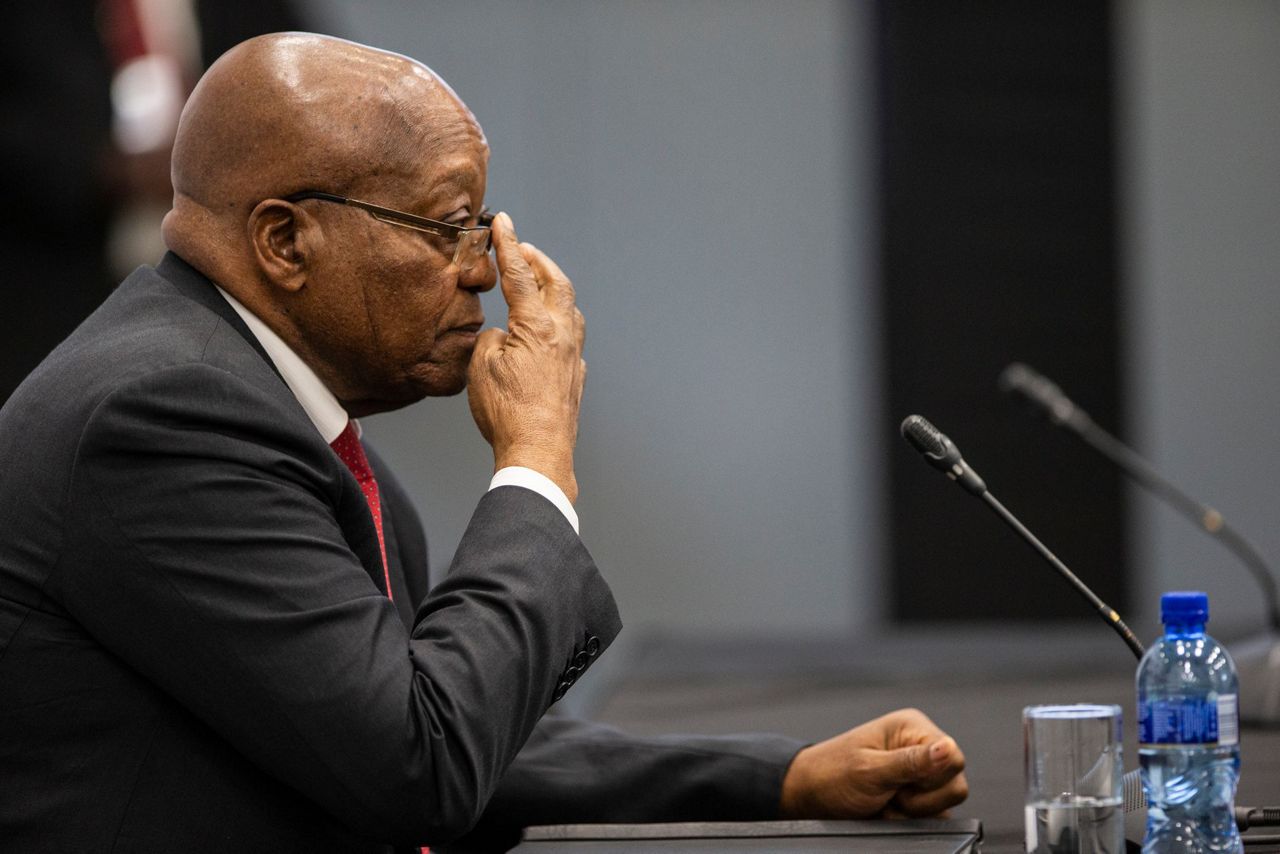 South Africa's ex-president appears at corruption inquest