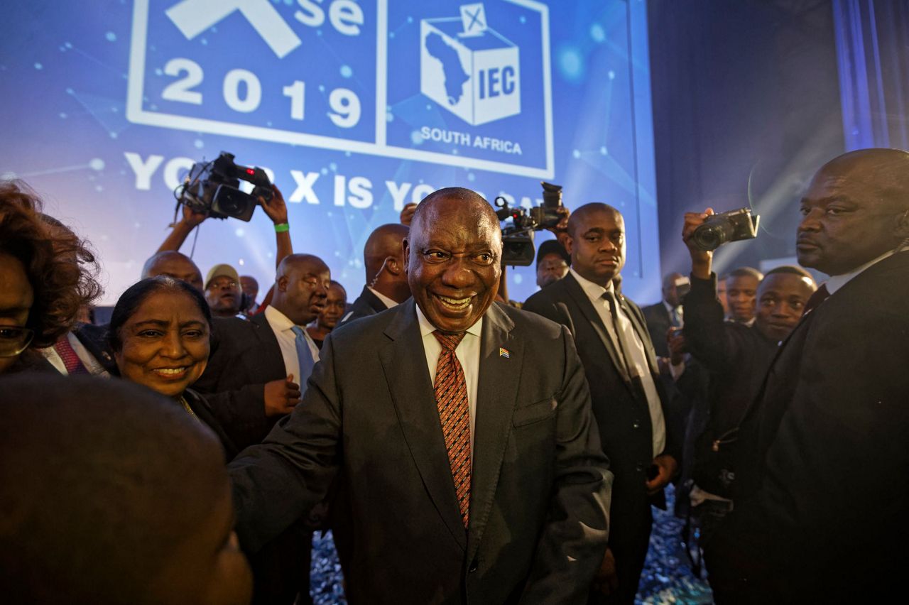 South Africa's ruling ANC set to celebrate election victory