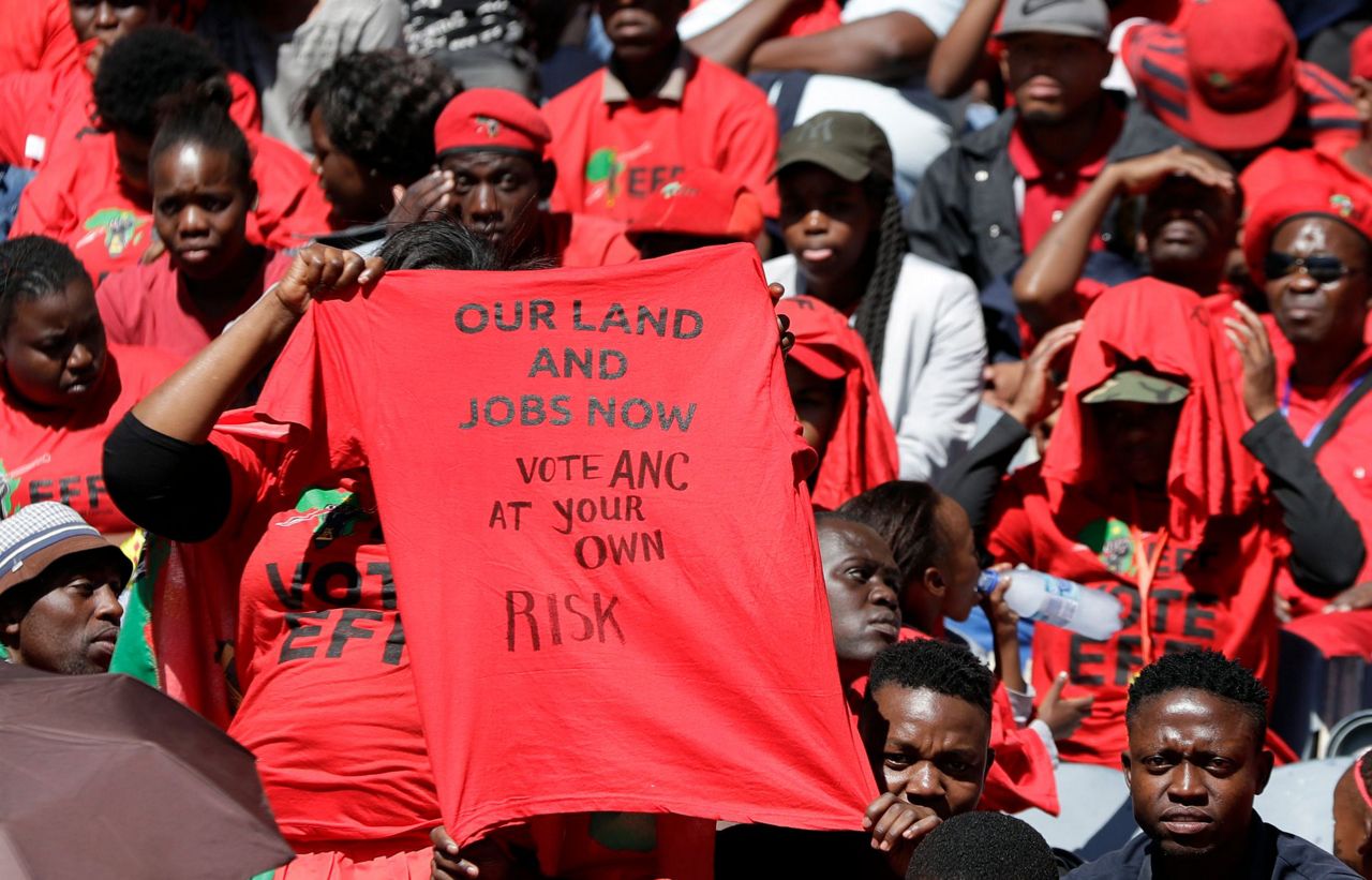 South Africa's election campaigning peaks in Johannesburg