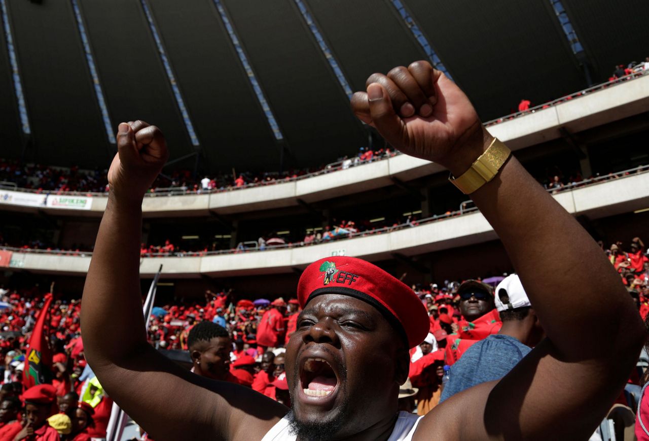 South Africa's election campaigning peaks in Johannesburg