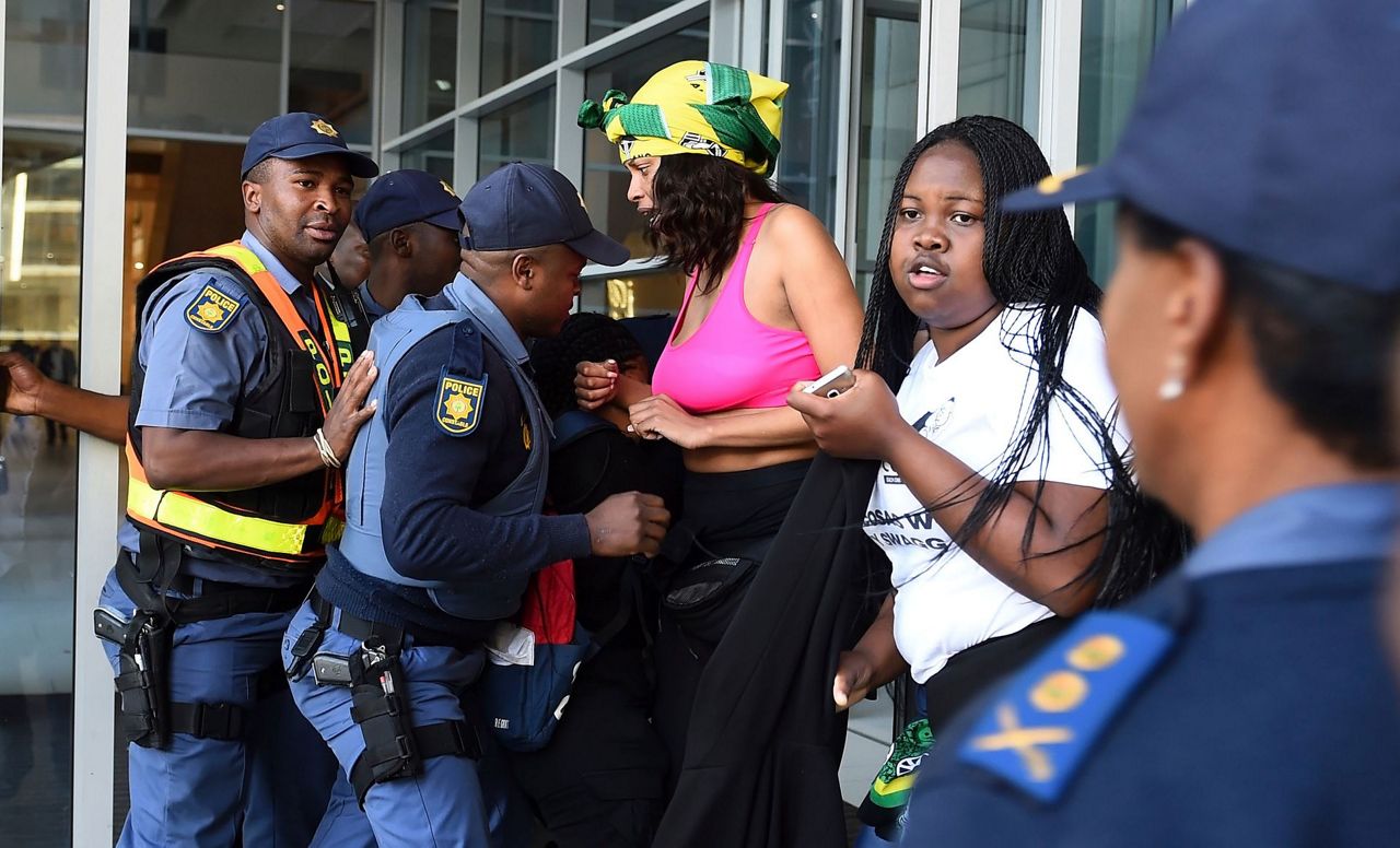 South Africans rally against gender-based violence