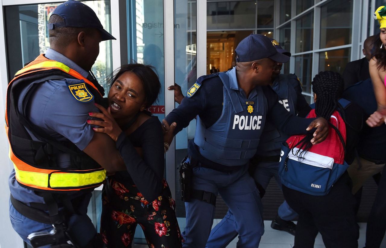 South Africans rally against gender-based violence